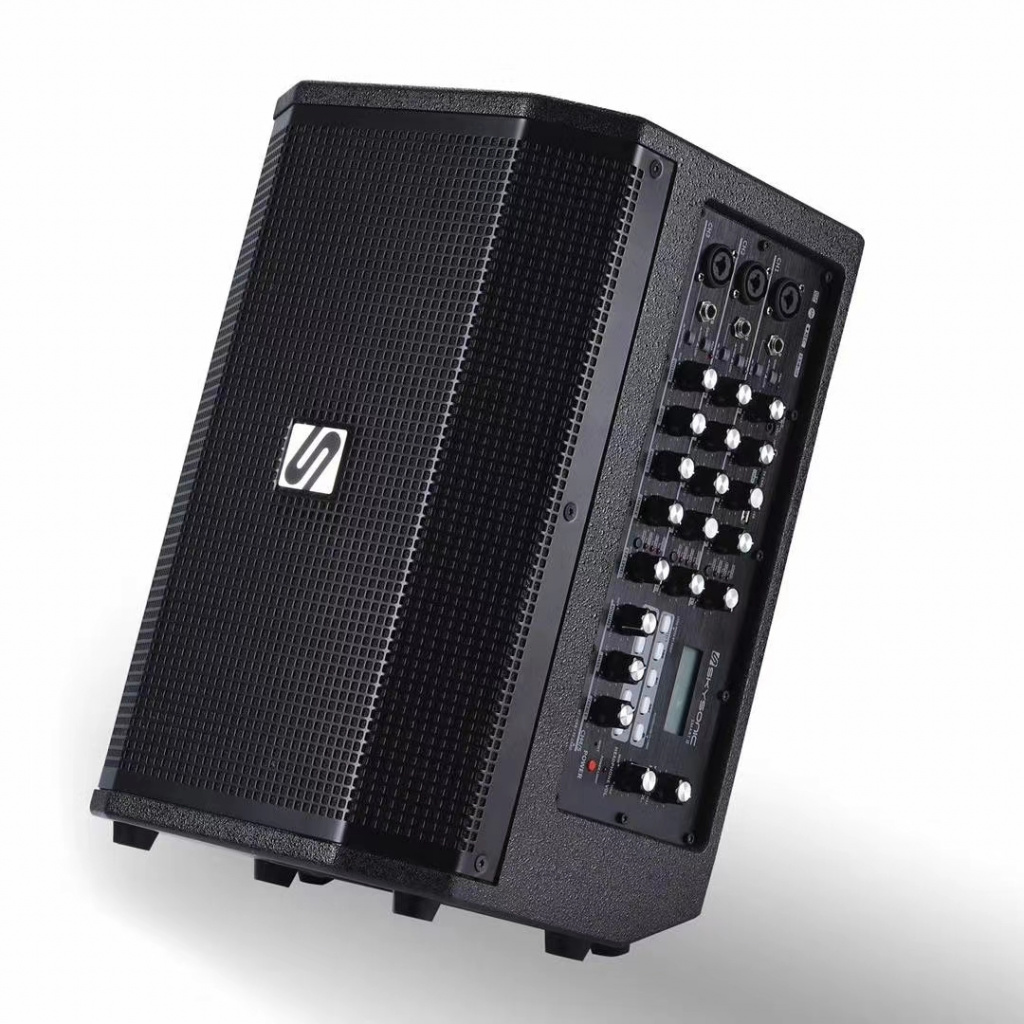 Skysonic Smart II 120W Busking Amplifier Free Shure SM58 + Stand - LEEN ...