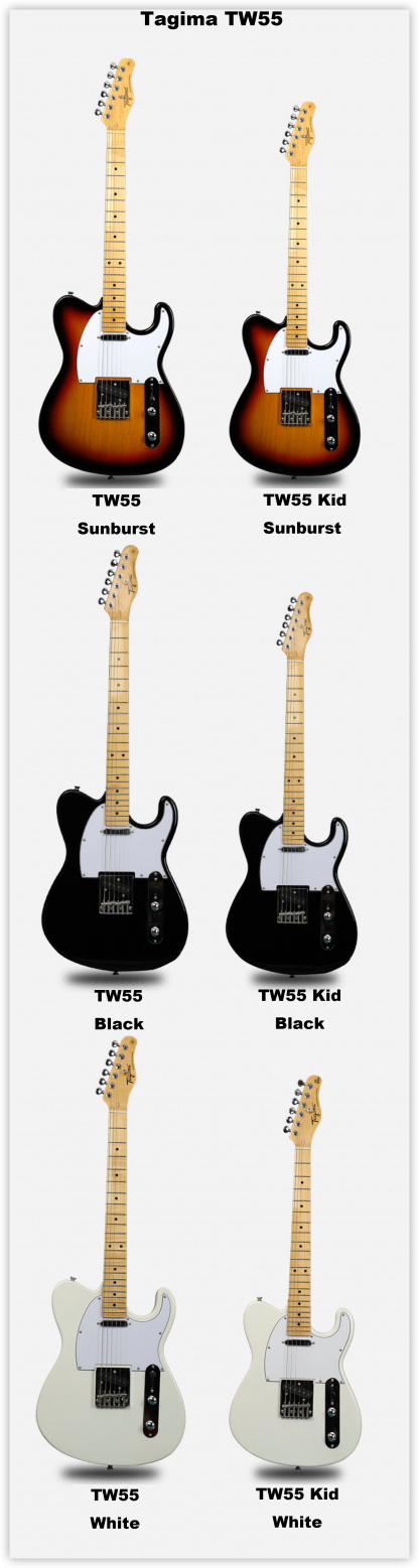 Tagima TW55 Electric Guitar with Quality Gig Bag - LEEN MUSIC SHOP