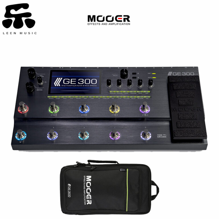 Mooer GE300 Amp Modelling Processor Synth Pedal Guitar Multi Effects with gig bag - LEEN MUSIC SHOP
