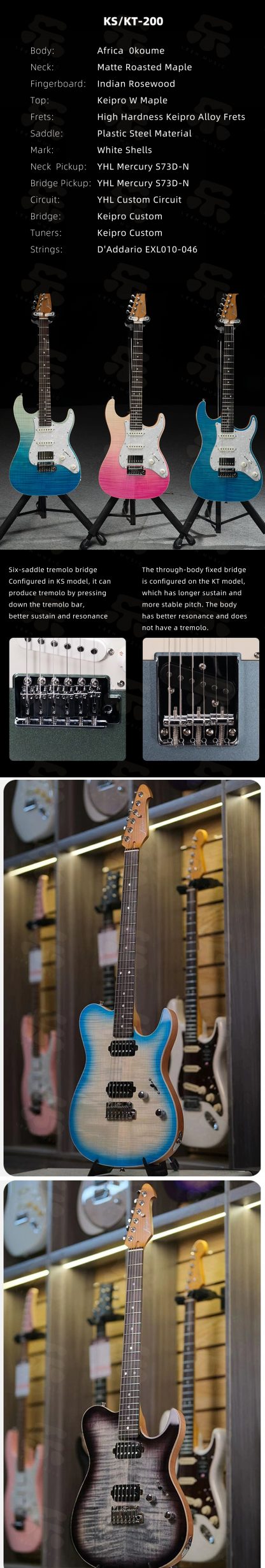 Keipro Deluxe Series KS200 Electric Guitar - LEEN MUSIC SHOP